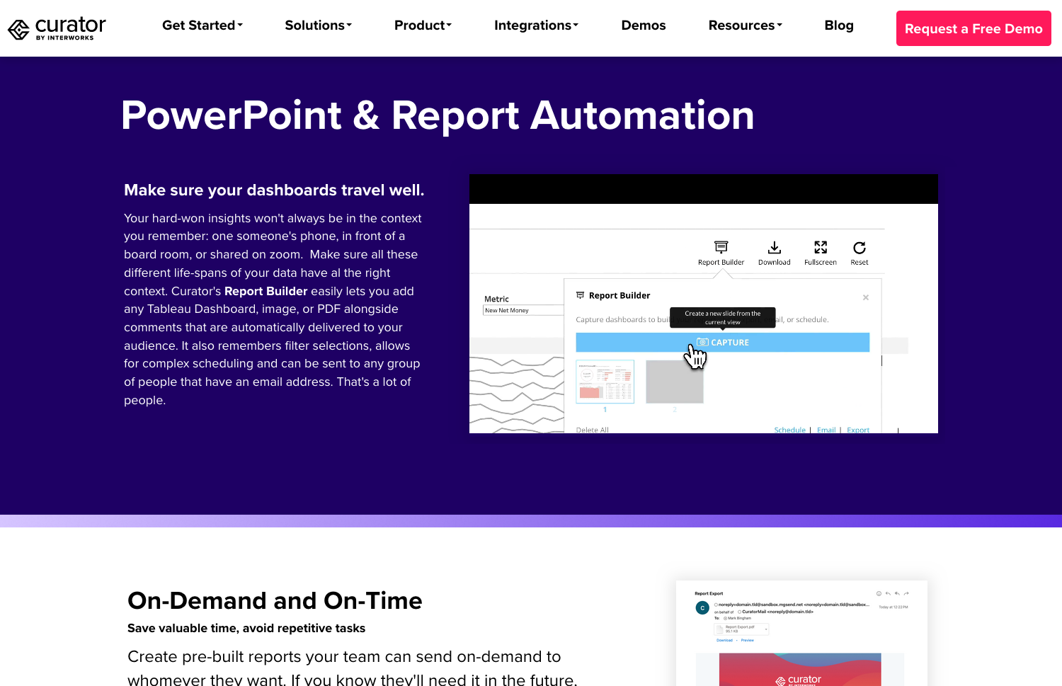 PowerPoint & Report Automation | Curator by InterWorks