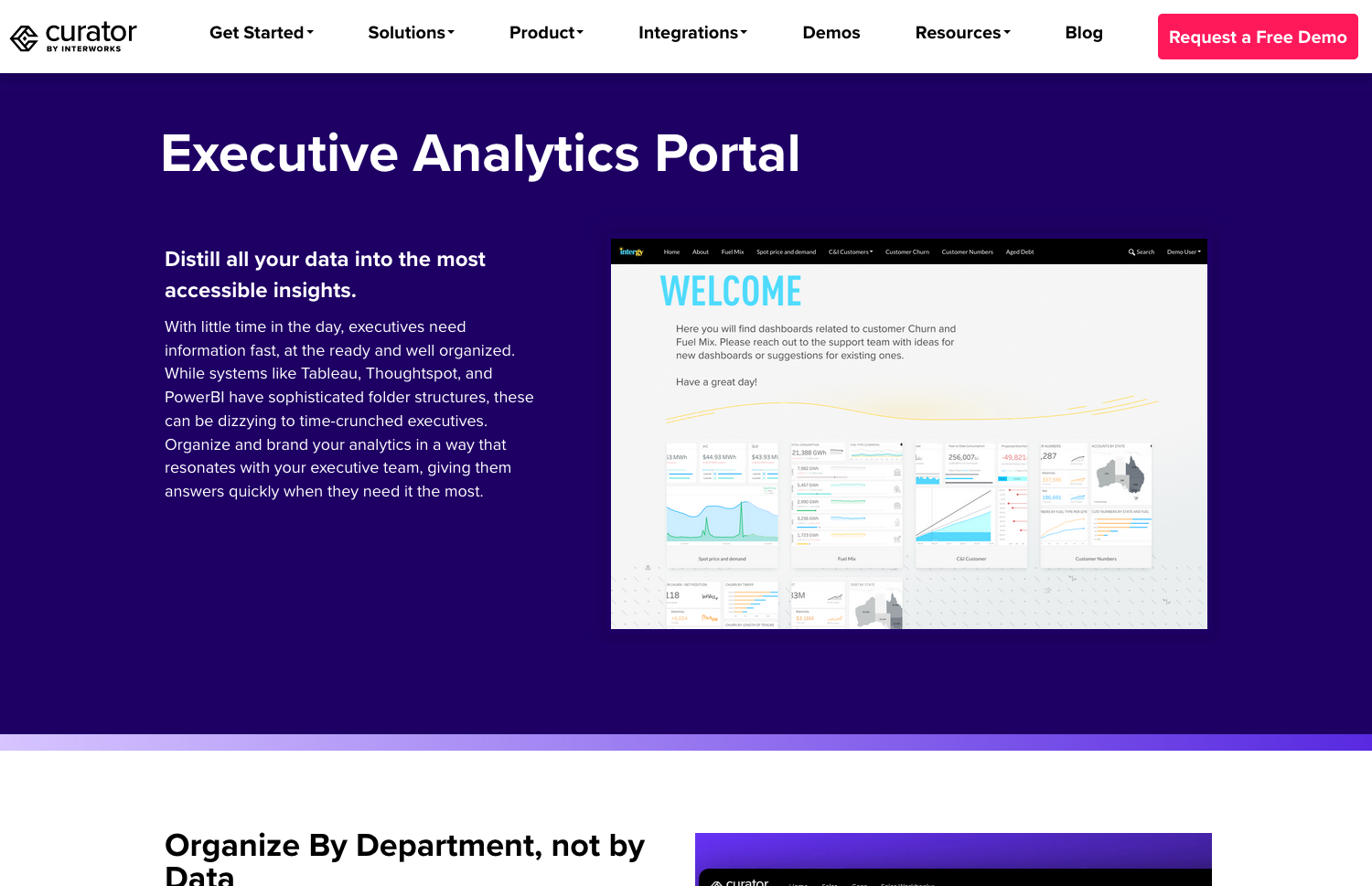 Executive Portal | Curator by InterWorks